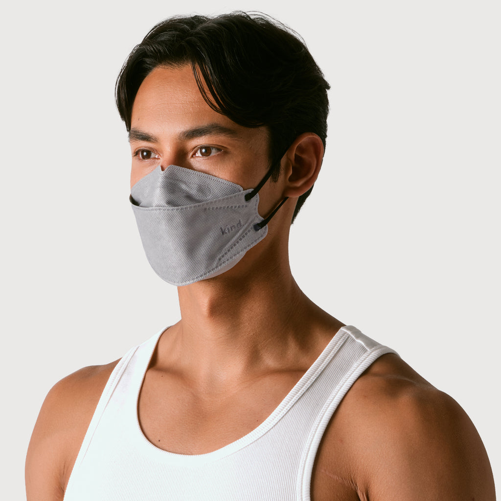 KIND KN95 Respirator Face Mask | Lunar Gray – Kind Mask